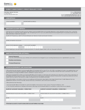 Fillable Online DD MM YYYY - CommSec Adviser Services Fax Email Print ...