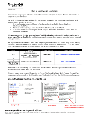 Fillable Online How to identify plan enrollment Fax Email Print - pdfFiller