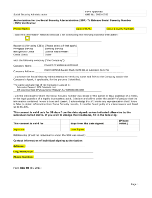 Fillable Online SSA89 Social Security Administration Releasedocx Fax ...