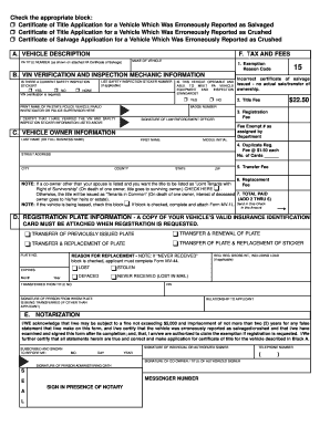 Fillable Online PennDOT Fact Sheet Vehicle Erroneously Reported as ...