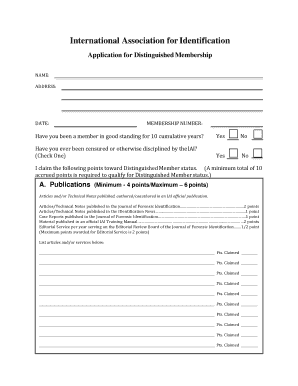 Fillable Online theiai International Association for Identification ...