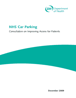 Fillable Online NHS Car Parking Fax Email Print - pdfFiller