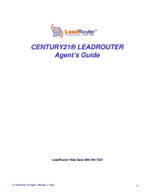 Fillable Online Microsoft PowerPoint - C21 Agent v7 0906.ppt Fax Email ...