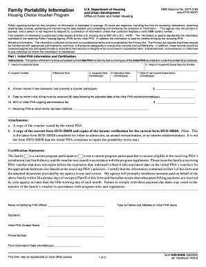 Fillable Online haelgin Family Portability Information US Department of ...