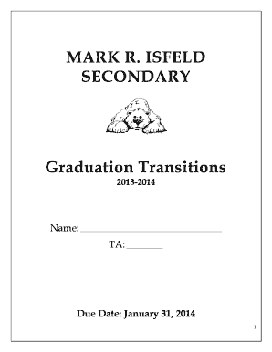 Fillable Online MARK R ISFELD SECONDARY Fax Email Print - pdfFiller