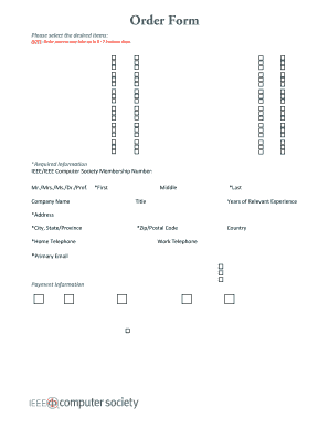 Fillable Online computer FEES Member - IEEE Computer Society Fax Email ...