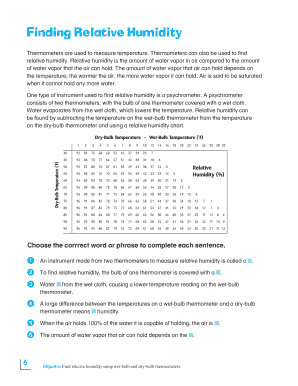 Fillable Online Finding Relative Humidity Fax Email Print - pdfFiller