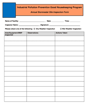 Fillable Online iowastormwater SWPPP Form - iowastormwater Fax Email ...