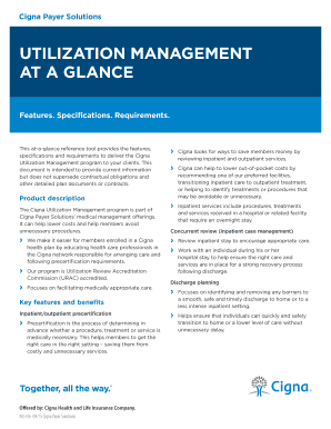 Fillable Online Cigna Payer Solutions Fax Email Print - pdfFiller