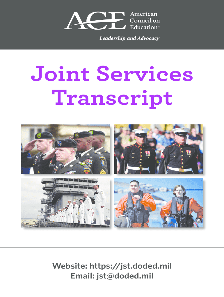 Fillable Online uiu Joint Services Transcript - uiuedu Fax Email Print ...