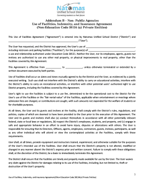 Fillable Online Addendum B - Natomas Unified School District Fax Email ...