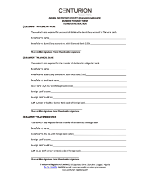 Fillable Online CRL - GDR PAYMENTS FORMS Fax Email Print - pdfFiller