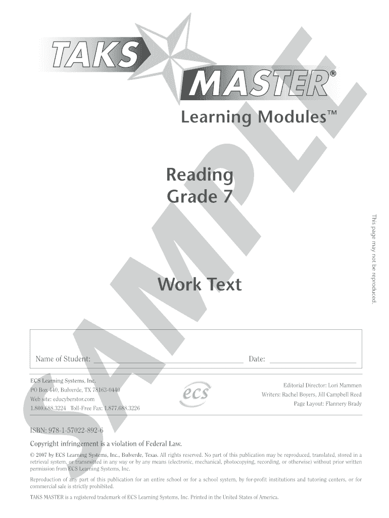 Fillable Online PP R3 Template - ECS Learning Systems Fax Email Print ...