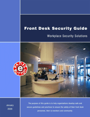 Fillable Online peaceatwork pw front desk security guidedoc Fax Email ...