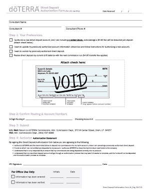 Fillable Online Direct Deposit Authorization Form - Creating Fax Email Print - pdfFiller