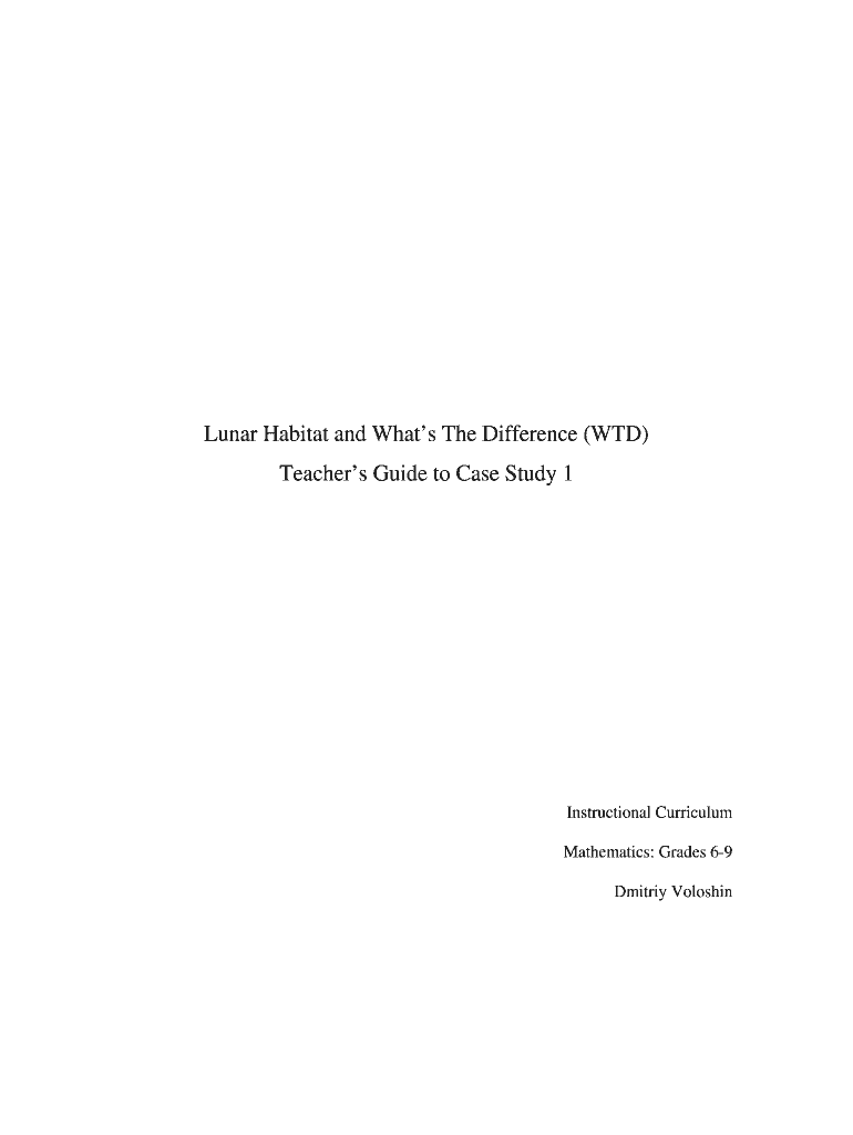 Fillable Online Whats The Difference WTD Fax Email Print - pdfFiller