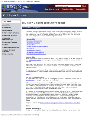 Fillable Online library state or Civil Rights Division BOLIS CIVIL ...