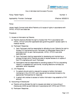 Fillable Online 4 Patient Rights Fax Email Print - pdfFiller