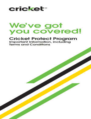 Fillable Online Cricket Protect Program Fax Email Print - pdfFiller