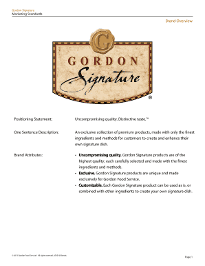 Fillable Online Gordon Signature Fax Email Print - pdfFiller