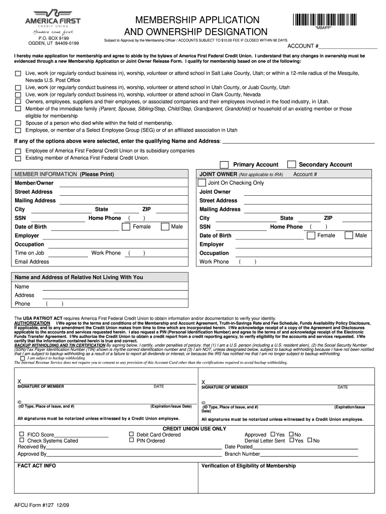 Fillable Online AND OWNERSHIP DESIGNATION MBAPP Fax Email Print - pdfFiller