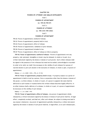 Fillable Online 02 Power of appointment; method of release Fax Email ...