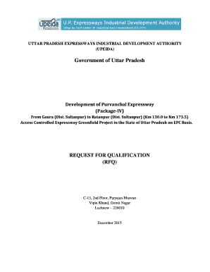 Fillable Online upeida UTTAR PRADESH EXPRESSWAYS INDUSTRIAL DEVELOPMENT ...