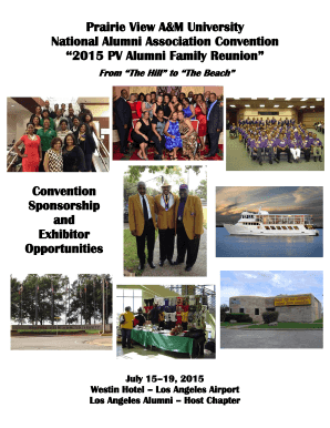 Fillable Online pvualumni Prairie View AM University National Alumni ...