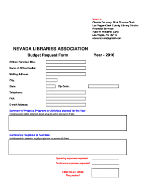Fillable Online nevadalibraries NEVADA LIBRARIES ASSOCIATION ...