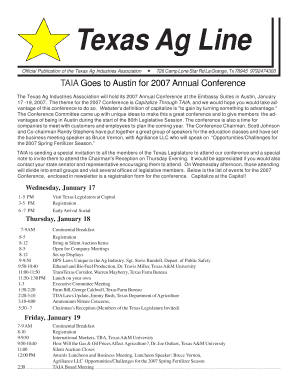 Fillable Online txag Texas Ag Line Official Publication of the Texas Ag ...