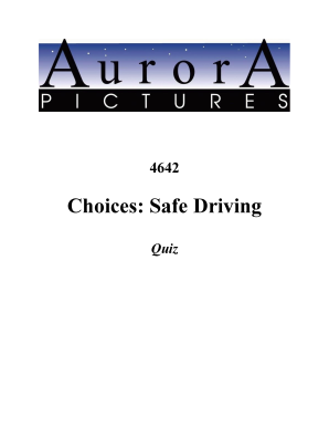 Fillable Online Choices Safe Driving Fax Email Print - pdfFiller