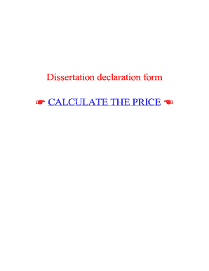 Fillable Online Dissertation declaration form - NEUROSURGICcom Fax ...