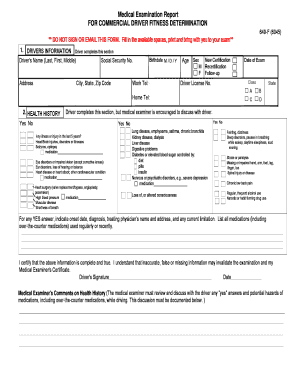 Fillable Online Medical Examination Report FOR - qualityphysicalscom ...