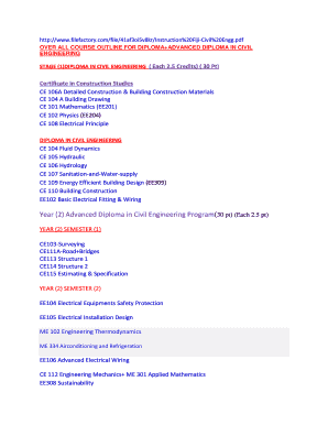 Fillable Online Instruction to Civil Students Fax Email Print - pdfFiller