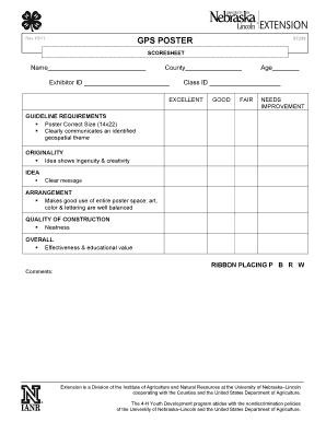 Fillable Online 4h unl GPS POSTER - 4h unl Fax Email Print - pdfFiller