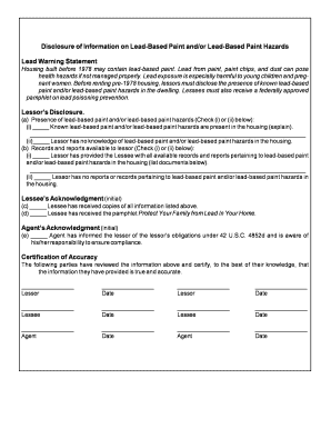 Fillable Online Lead exposure is especially harmful to young children ...