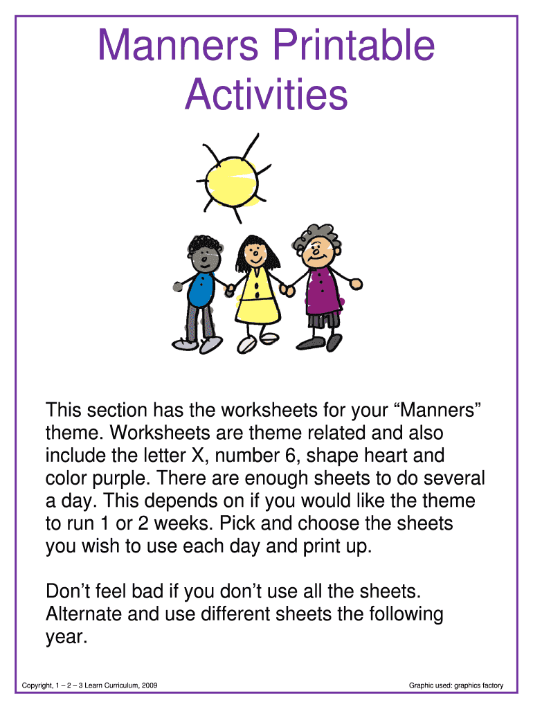 Fillable Online Manners Printable Fax Email Print - pdfFiller