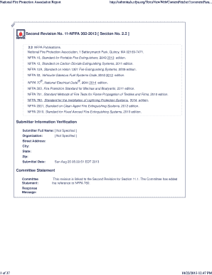 Fillable Online nfpa 11NFPA 3022013 Section No - nfpa Fax Email Print ...