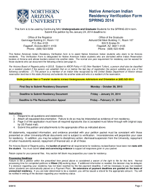 Fillable Online nau Native American Indian - nau Fax Email Print ...