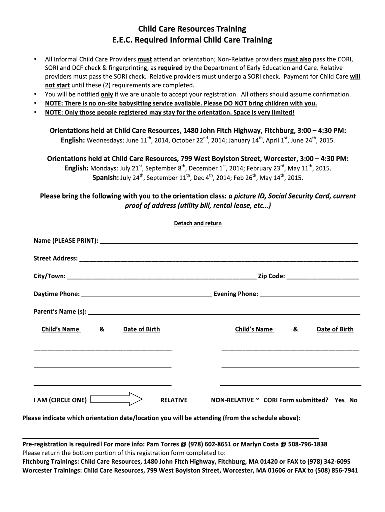 Fillable Online sevenhills ICC registration forn thru June 2015 - Seven ...