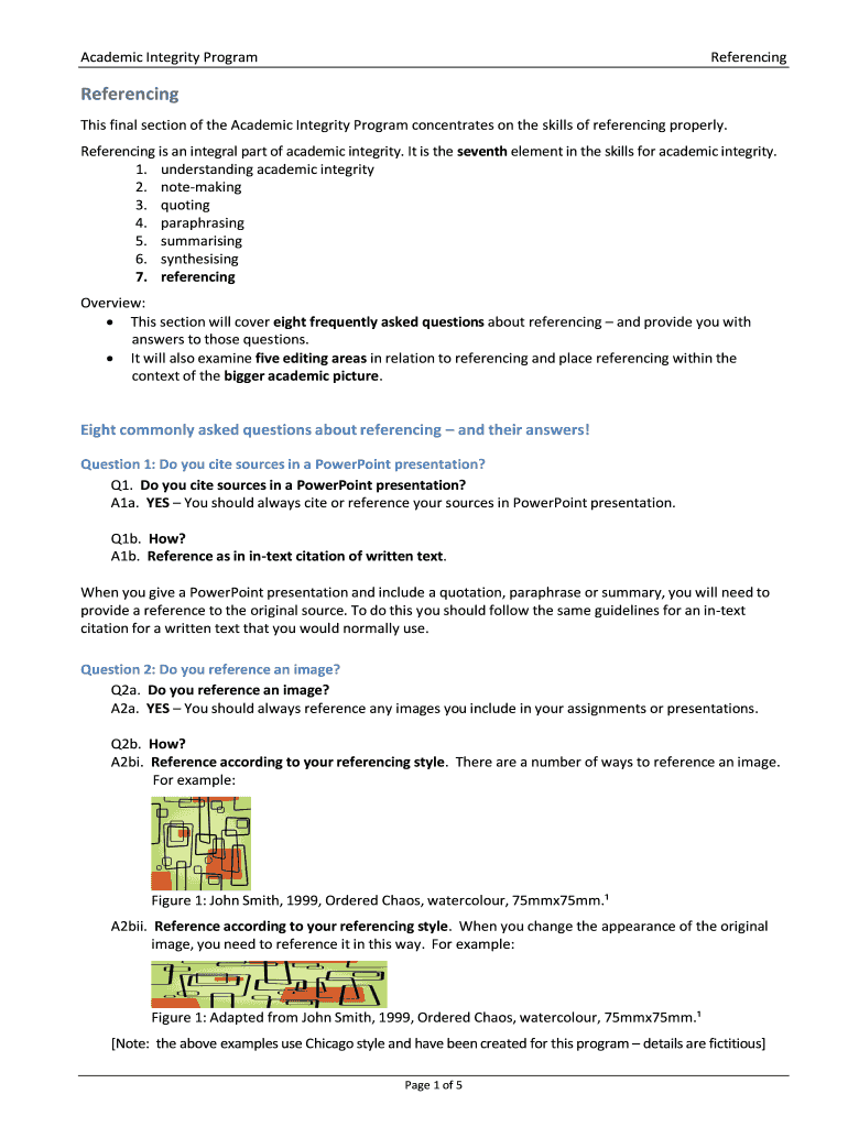 Fillable Online Academic Integrity Program Fax Email Print - pdfFiller