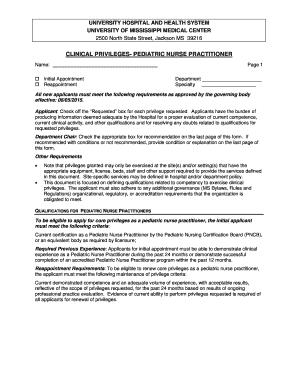 Fillable Online umc PNP Core Privileges Form - umc Fax Email Print ...