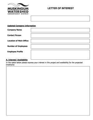 Fillable Online LOI form draftdoc Fax Email Print - pdfFiller