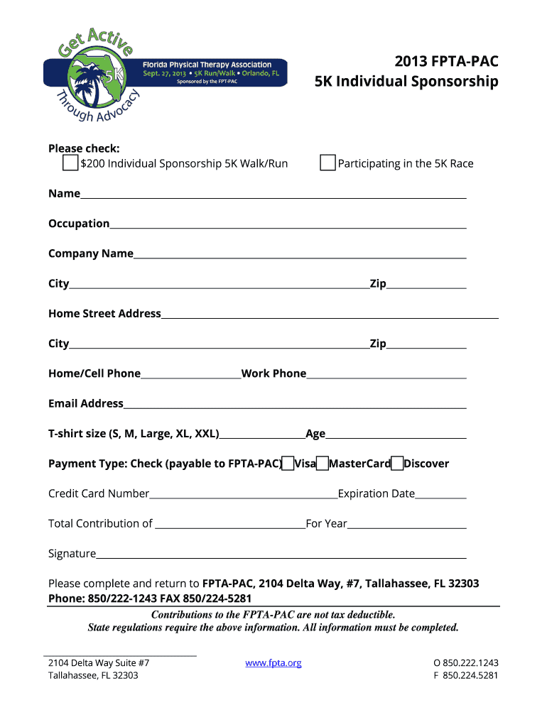 Fillable Online 2006 FPTA-PAC Membership Application Fax Email Print ...