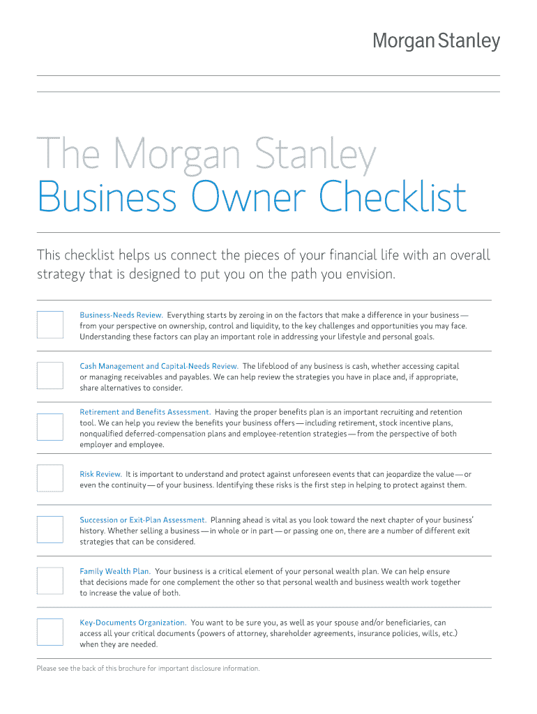 Fillable Online 8104512 MKT Business Owner Checklist ED0115 M1.indd Fax ...