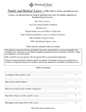 Fillable Online FMLA/OFLA Family and Medical Leave Fax Email Print ...