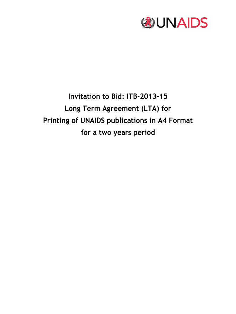 Fillable Online Long Term Agreement (LTA) for Fax Email Print - pdfFiller