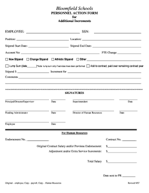 Fillable Online Additional Increments Fax Email Print - pdfFiller