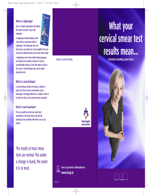 Fillable Online results mean cervical smear test What your Fax Email ...