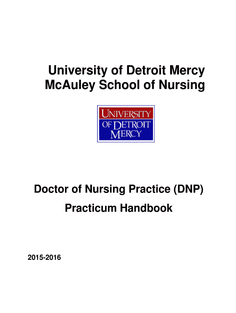 Fillable Online healthprofessions udmercy McAuley School of Nursing ...